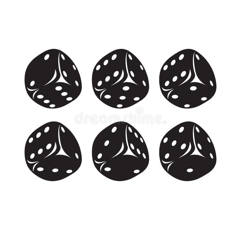 Dice stock vector. Illustration of opportunity, roll - 192509815