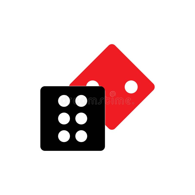 Dices Sign Icon. Casino Game Symbol Stock Vector - Illustration of ...