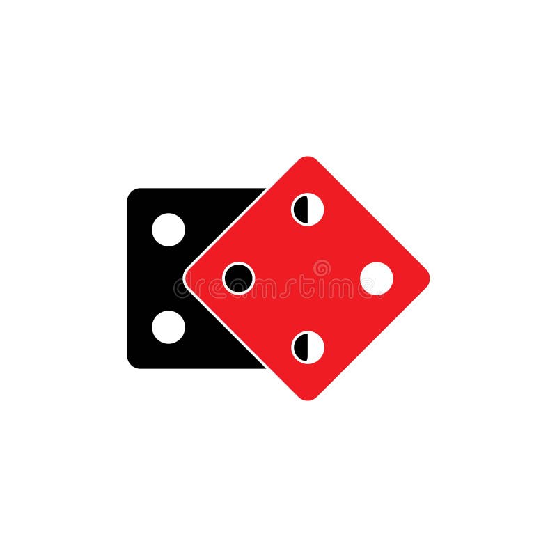 Flat, D6 Dice. Six Colour Variations Stock Vector - Illustration of ...