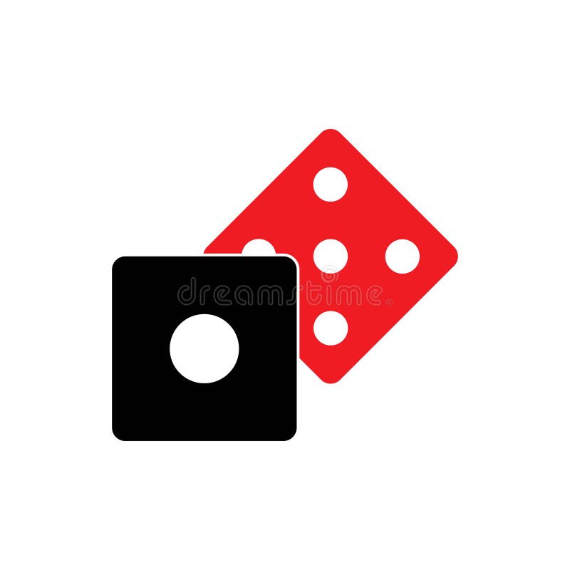 Flat, D6 Dice. Six Colour Variations Stock Vector - Illustration of ...