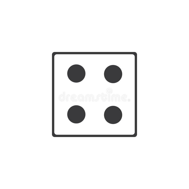 Flat, D6 Dice. Six Colour Variations Stock Vector - Illustration of ...