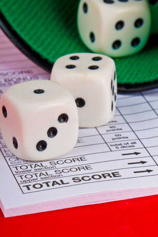 Dices, yahtzee stock photo. Image of cube, background - 38998226