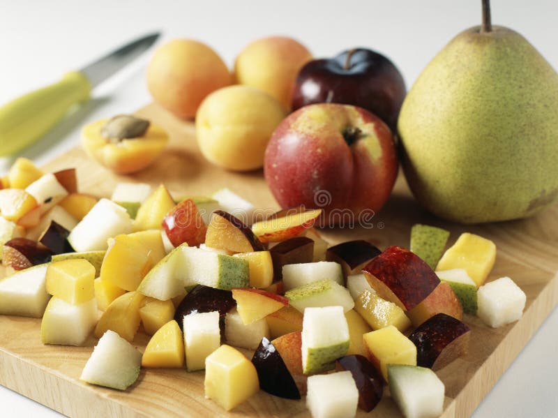 Dicing the fruit stock photo. Image of dessert, freshness - 23705702