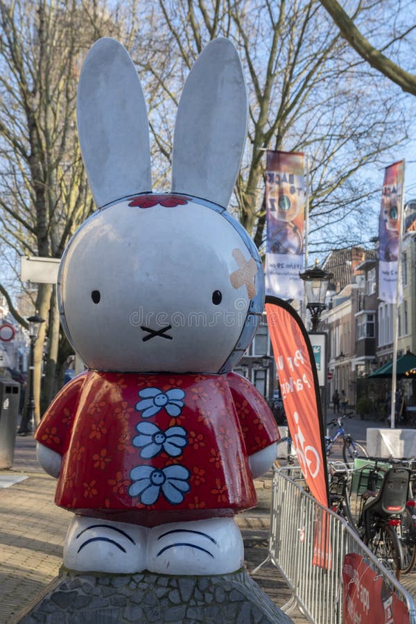 Bruna Miffy Statue at Amsterdam the Netherlands Editorial Image - Image ...