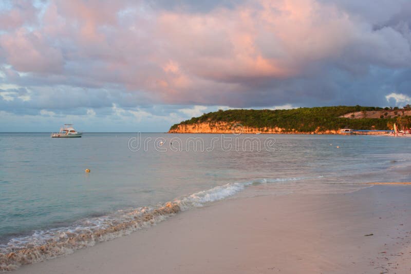 Dickenson Bay, Antigua stock photo. Image of warm, water - 27865894