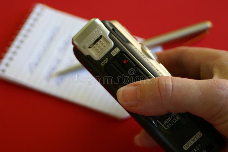 Dictation Notes stock image. Image of relay, creative, thoughts - 133401