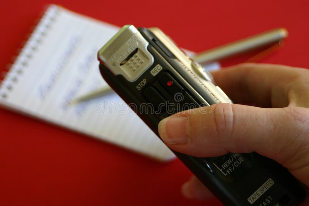 Dictation Notes stock image. Image of relay, creative, thoughts - 133401