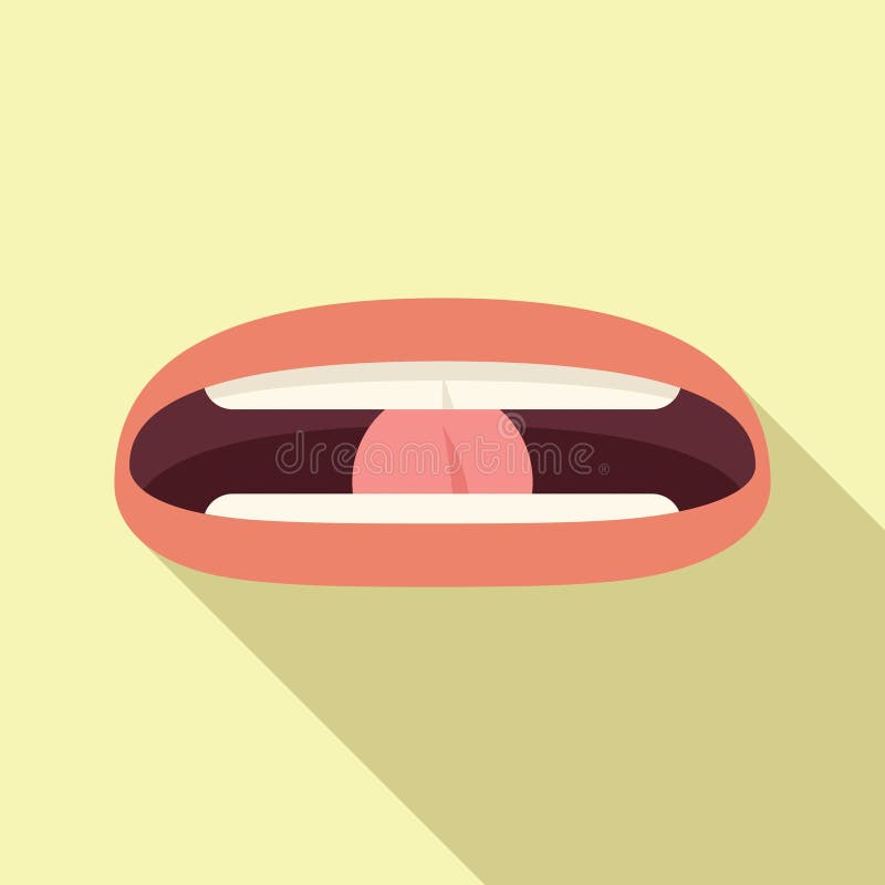 Diction Spoken Word Icon Flat Vector. Care Process Stock Vector ...