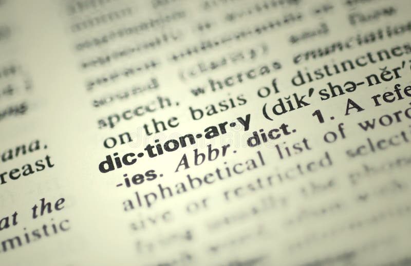 Dictionary stock image. Image of terminology, word, wisdom - 1464125