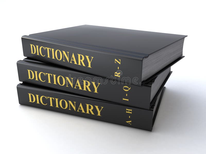 Blue dictionary stock illustration. Illustration of college - 11274064