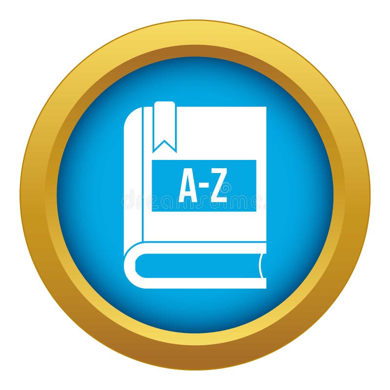 Dictionary Book Icon, Simple Style Stock Vector - Illustration of ...