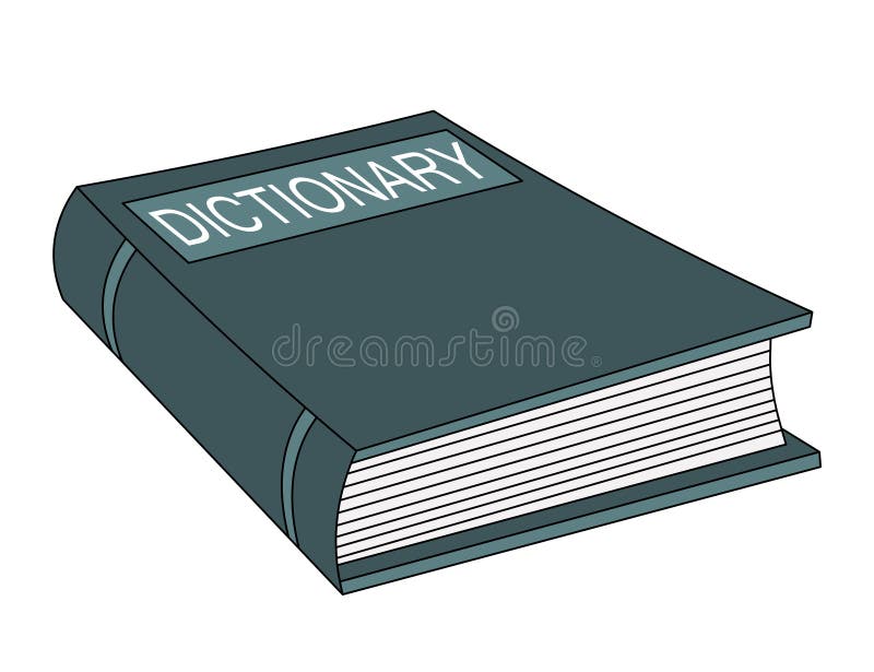 Dictionary Clipart Vector Illustration Stock Vector - Illustration of ...