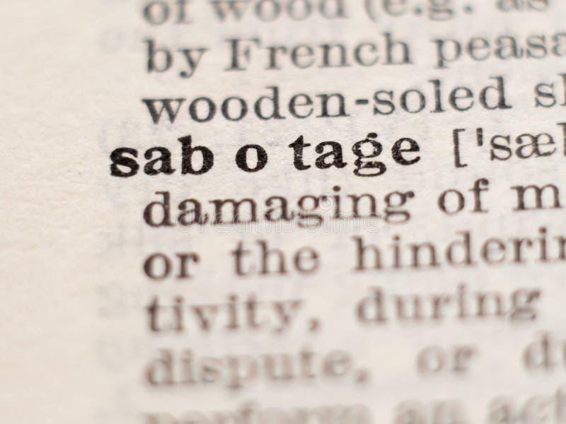 Sabotage stock image. Image of saboteur, sabotage, vandalism - 34434103