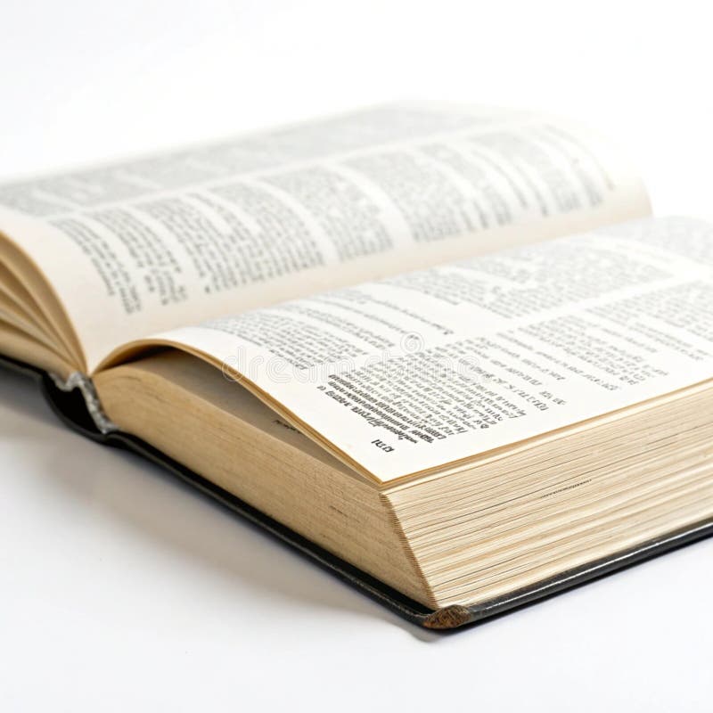 Dictionary on Transparent Background Stock Illustration - Illustration ...