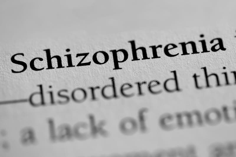 Dictionary with the Psychological Behavior Disorder Term "Schizophrenia ...
