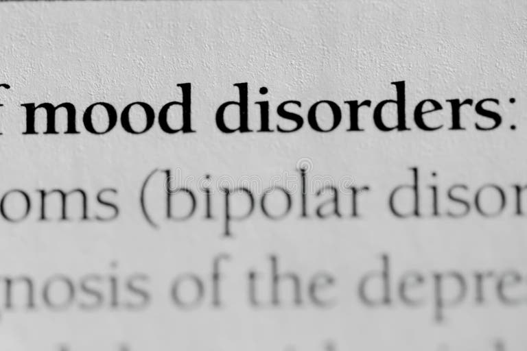 Dictionary with the Psychological Disorder Term "Mood Disorders ...