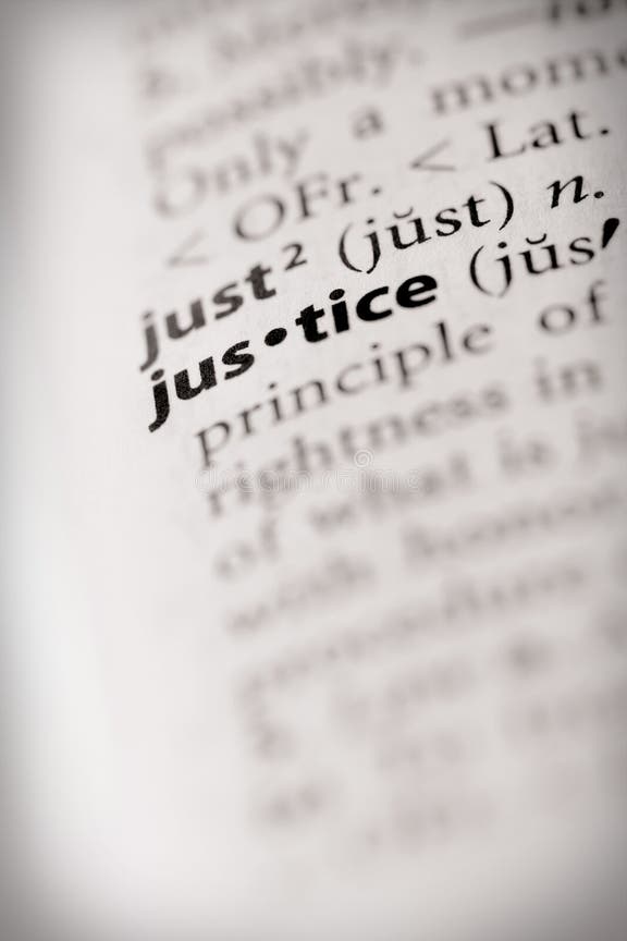 Dictionary Series - Law: Justice Stock Photo - Image of punishment ...