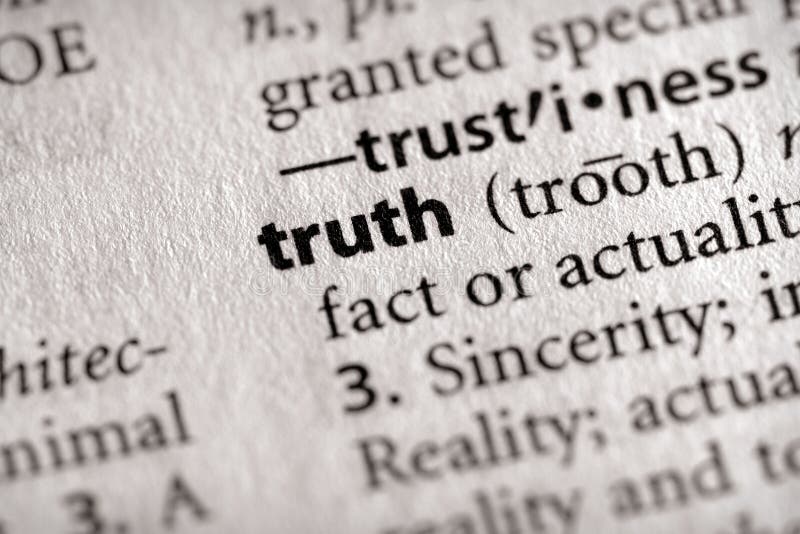 Dictionary Series - Philosophy: Truth Stock Image - Image of holy ...