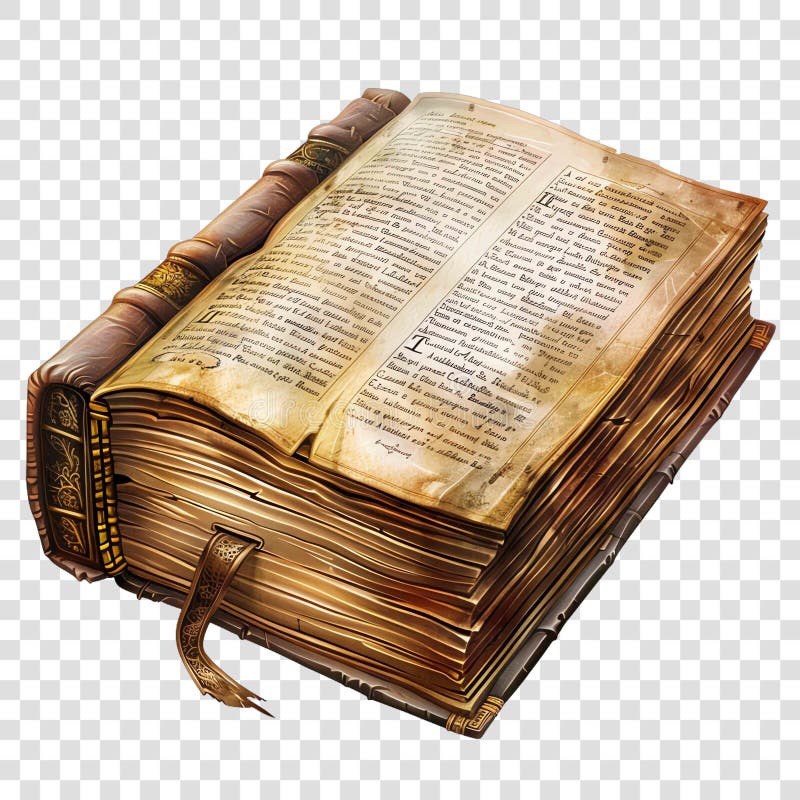 Dictionary Transparent Background Realistic Element Stock Illustration ...