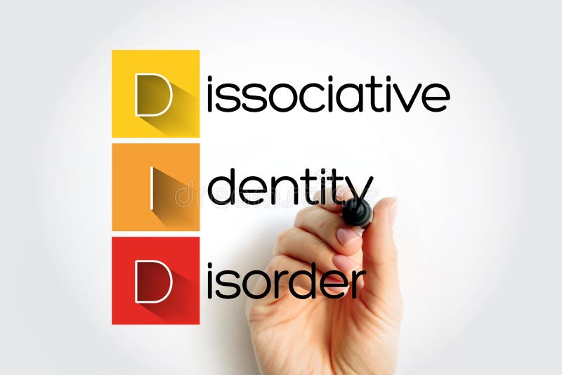 DID Dissociative Identity Disorder - Mental Disorder Characterized by ...