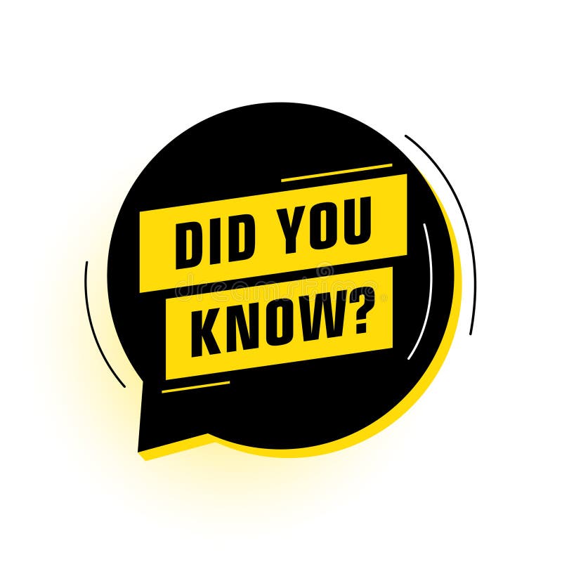 Did You Know Stock Illustrations – 4,817 Did You Know Stock ...