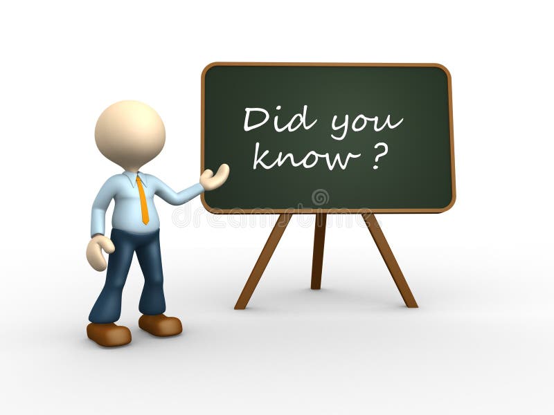 Did you know? stock illustration. Illustration of problem - 57945569