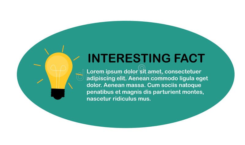 Did You Know Interesting Fact Label Sticker. Vector Illustration Stock ...