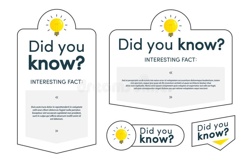 Did You Know Label Set. Badge with Megaphon Social Media Faq Banner ... Did You Know Label Set. Badge with Megaphon Social Media Faq Banner ...