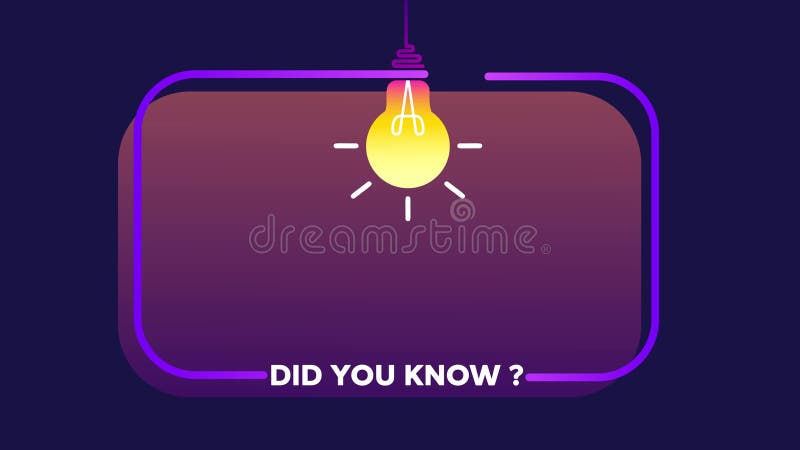 Did You Know Label Design with Light Bulb and Rays. Logo Design Stock ... Did You Know Label Design with Light Bulb and Rays. Logo Design Stock ...