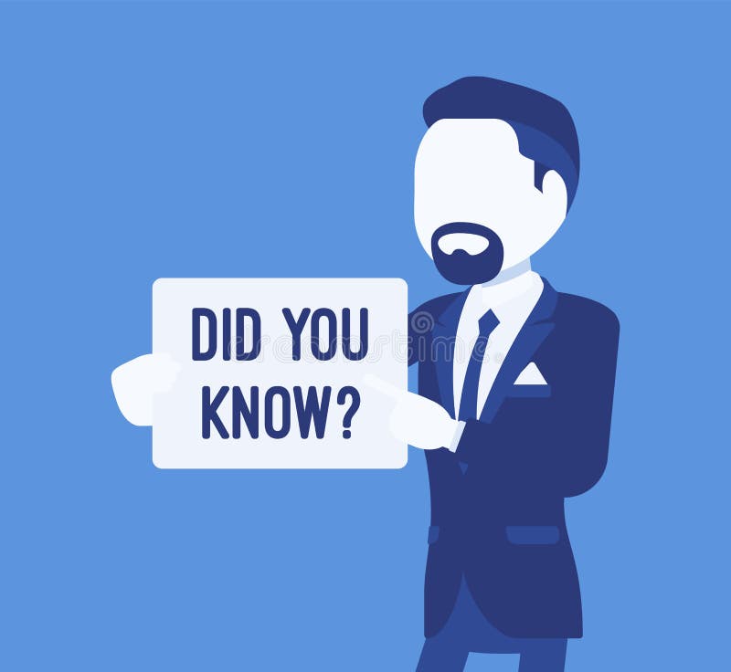 Did You Know Male Announcement, Speech Bubble Stock Vector ... Did You Know Male Announcement, Speech Bubble Stock Vector ...
