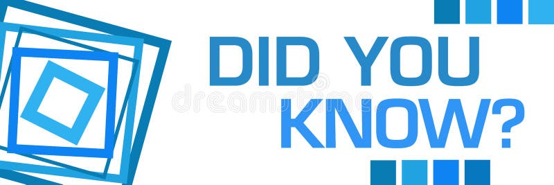 Do You Know Blue Abstract Floral Left Stock Illustration - Illustration ...