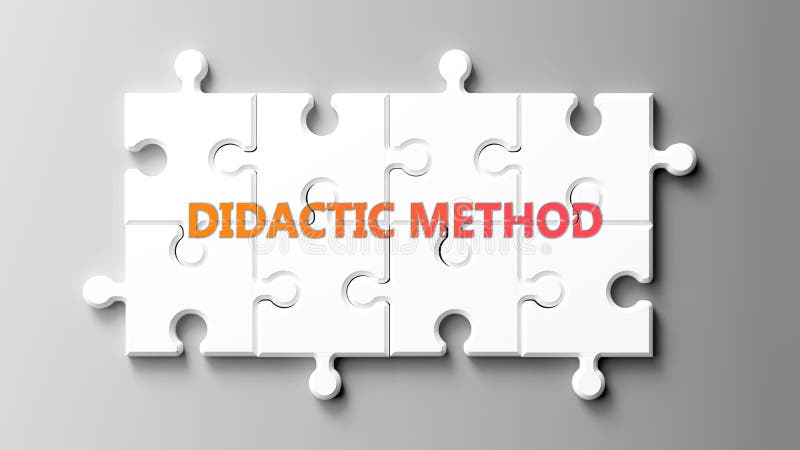 Didactic Method Complex Like a Puzzle - Pictured As Word Didactic ...