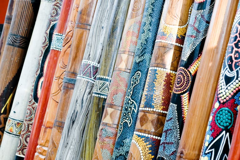 Didgeridoos on display stock photo. Image of instrument - 3779098