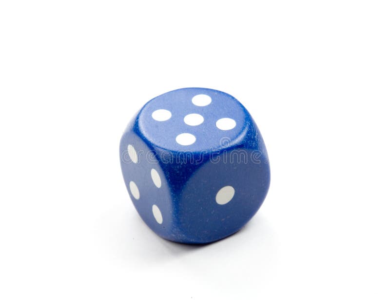 Blue Die stock image. Image of vegas, game, dice, craps - 48169