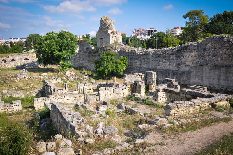 Die alte Stadt der Ruinen stockbild. Bild von stein, tourist - 77485129