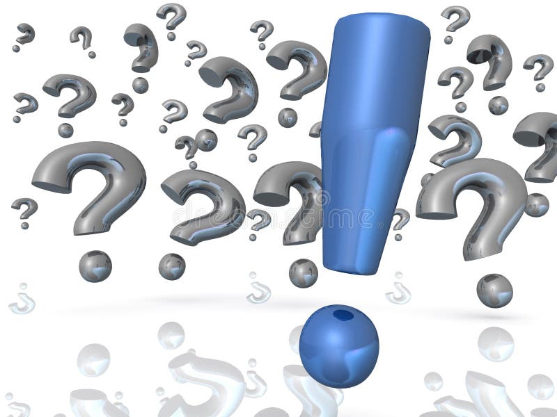 Die Antwort stock abbildung. Illustration von auszug - 10956476