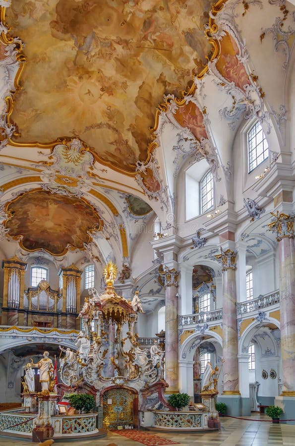 Die Basilika Der Vierzehn Nothelfer, Deutschland Stockbild - Bild von ...
