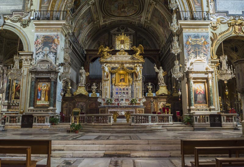 Die Basilika Santa Maria in Aracoeli, Rom, Italien Stockfoto - Bild von ...