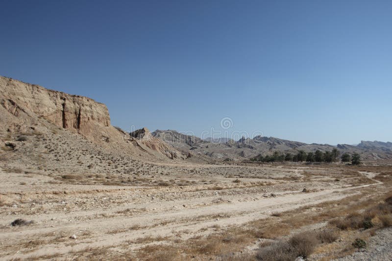 Die Berge Entlang Dem Persischen Golf Im Iran Stockfoto - Bild von ...