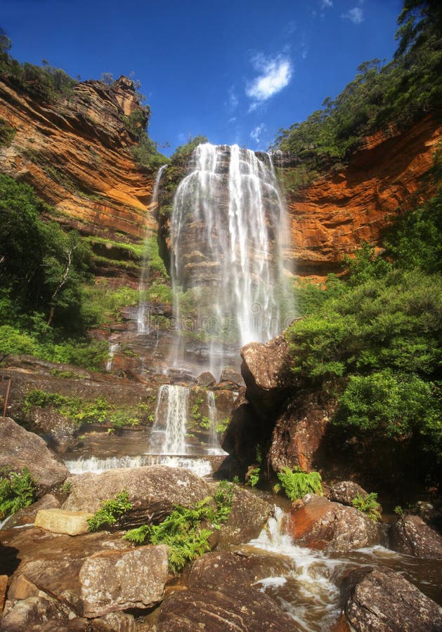 Die Blauen Berge in Australien Stockfoto - Bild von landschaft ...