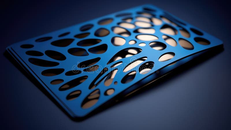 Die blue business cards stock illustration. Illustration of cards ...