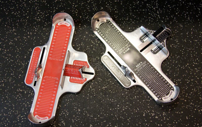 Die Brannock Einheit stockbild. Bild von schuh, instrument - 24094943