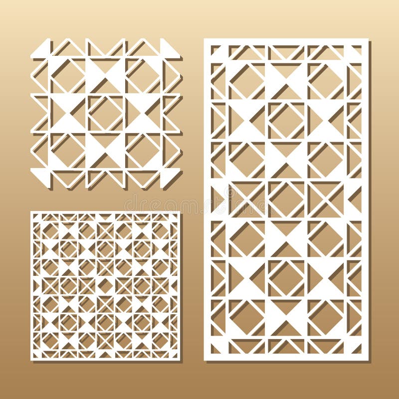 Die cut card stock vector. Illustration of geometric - 150321662