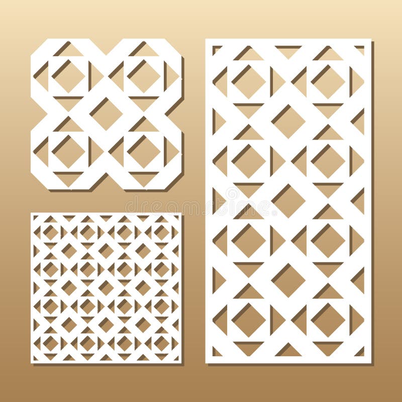 Geometry Triangle Laser Cut Stock Illustrations – 186 Geometry Triangle ...