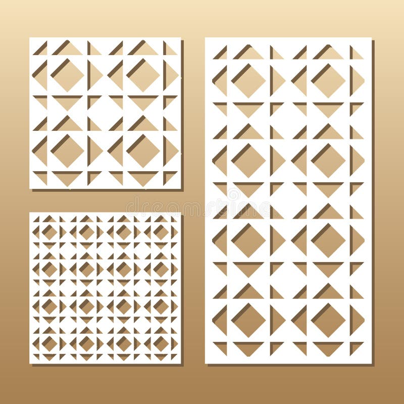 Geometry Triangle Laser Cut Stock Illustrations – 186 Geometry Triangle ...