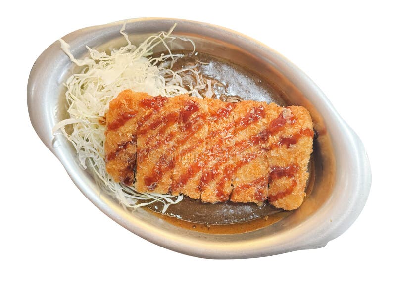 Top View of Katsu Curry, Curry with Pork Cutlet , Focus Selective Stock ...