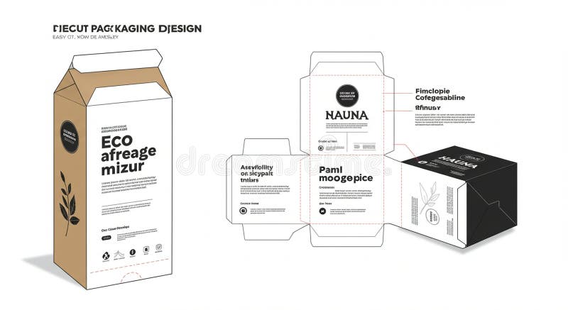 Carton Box Design Layout Stock Illustrations – 5,018 Carton Box Design ...