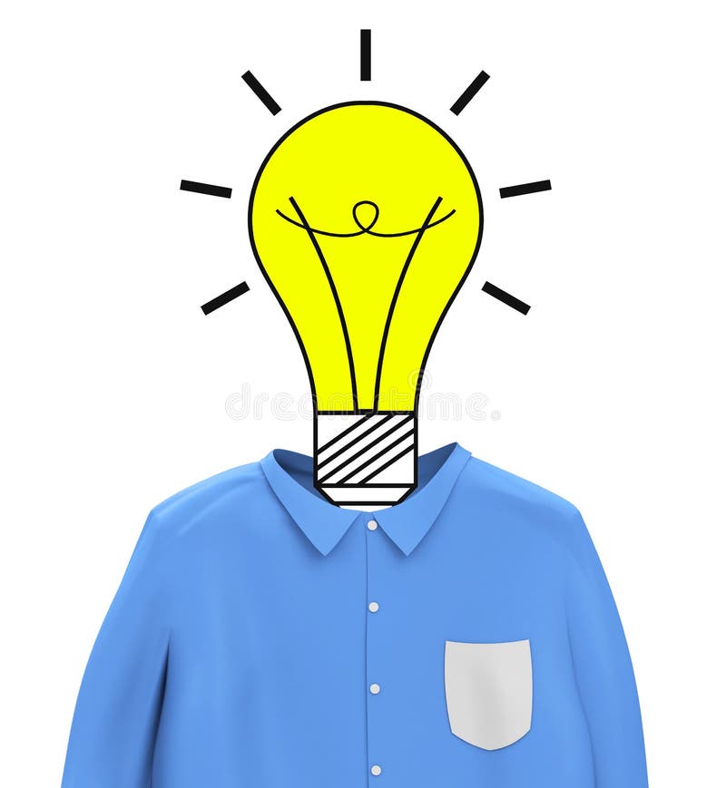 Die Idee stock abbildung. Illustration von konzept, denken - 48765436