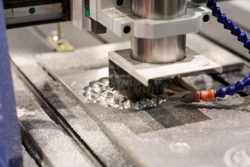 Die and Mold Making with CNC Milling Machine Stock Photo - Image of ...