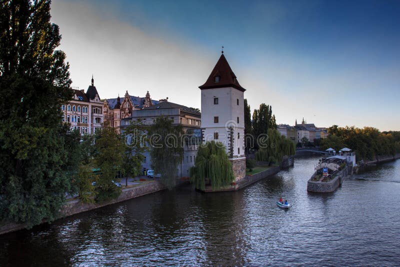 Die Moldau stockbild. Bild von tschechisch, schön, mitte - 82273061